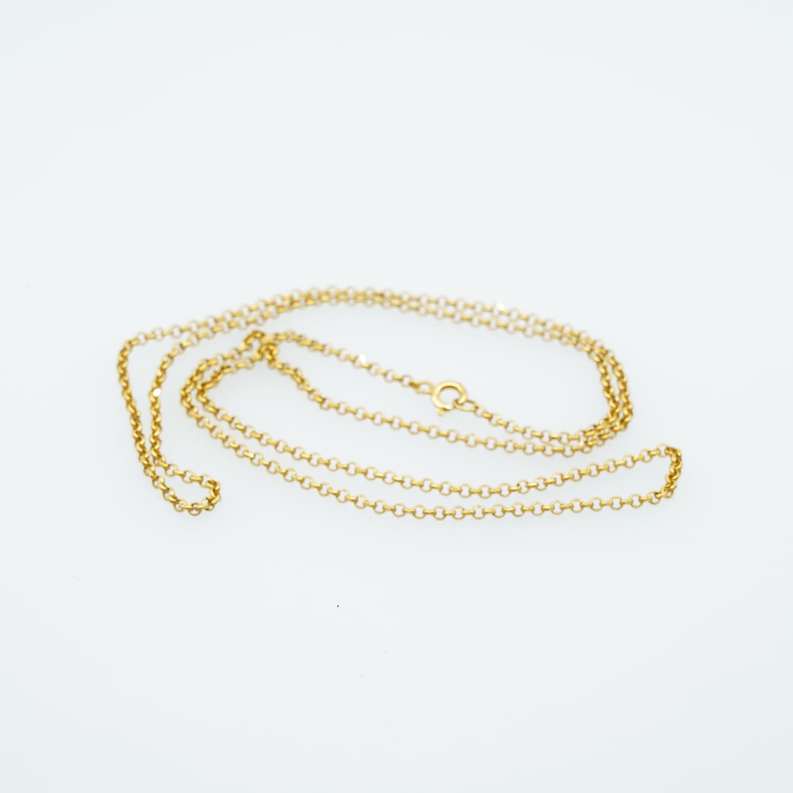 Halskedja Ankar Guld 21K Vikt 2,7g Längd 56cm Bredd 1,2mm