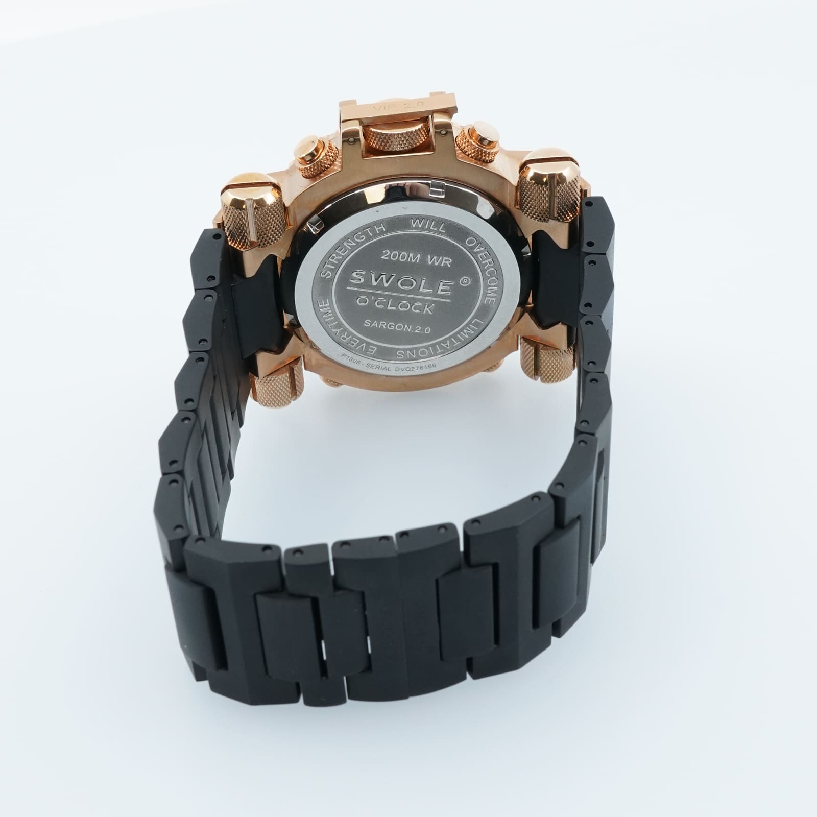 Armbandsur Swole O’Clock Sargon 2.0 VIP Stål Boett 50mm, quartz, datum ...