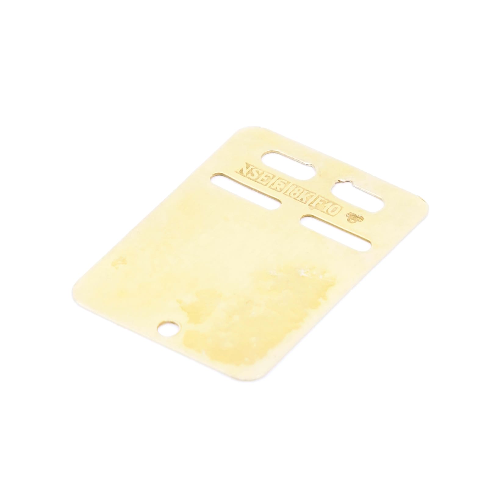 Hänge/berlock ID-bricka Guld 18K 2,2g Bredd 20mm Höjd 28mm