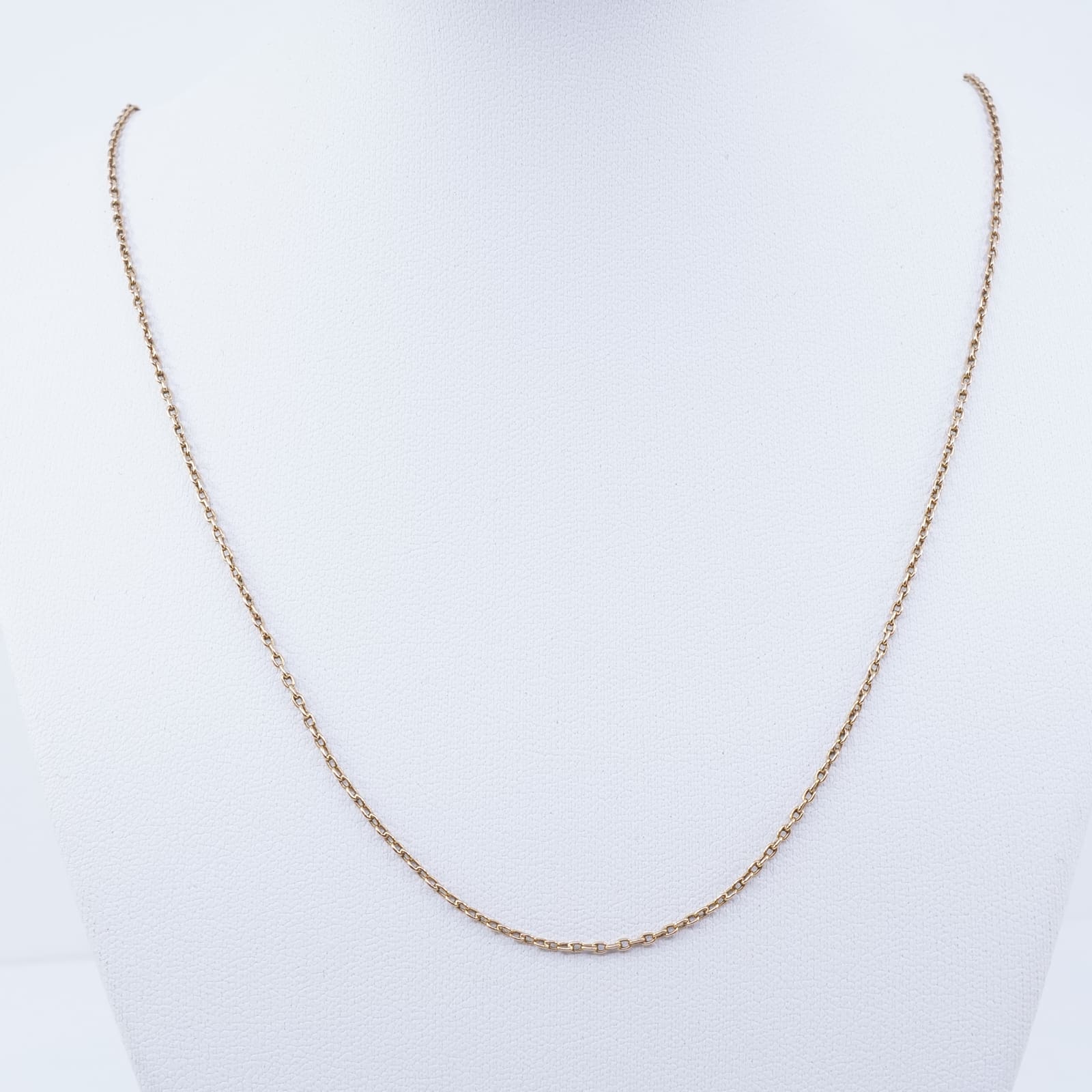 Halskedja Ankar 18K 3,4g Längd 46cm Bredd 1,5mm