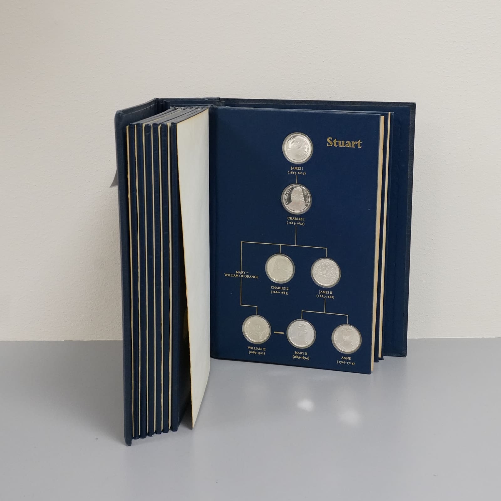 Myntsamling “The Kings and Queens Collection” År 1042-2022 Silver S925 ...